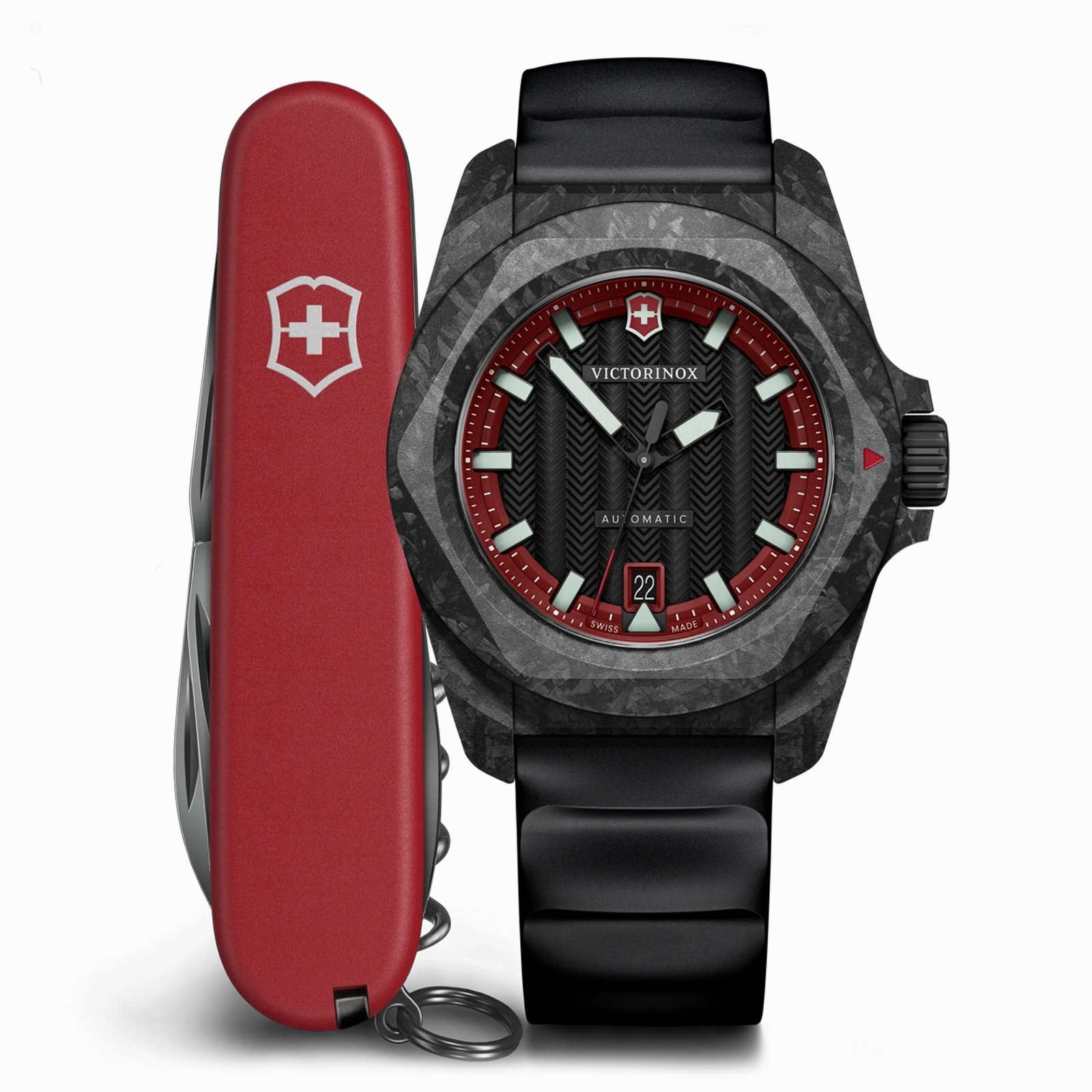 Reloj Victorinox I.N.O.X. Automatic con navaja suiza - Joyería Suiza